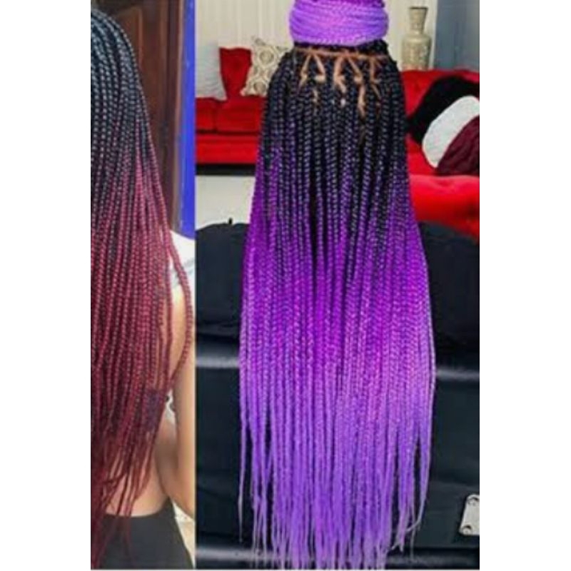 Jumbo colorido para box braids penteados para Twist Twist cabelo de ...