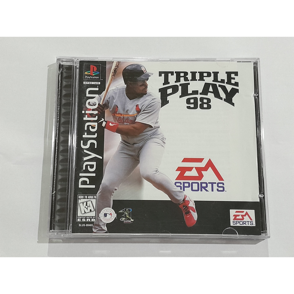 Triple Play 98 p/ PS1 Playstation 1 Original Completo | Shopee Brasil