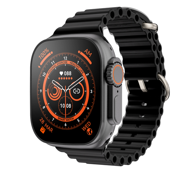 Relogio Smartwatch Inteligente Bluetooth T800 Ultra Preto Elegante para ...