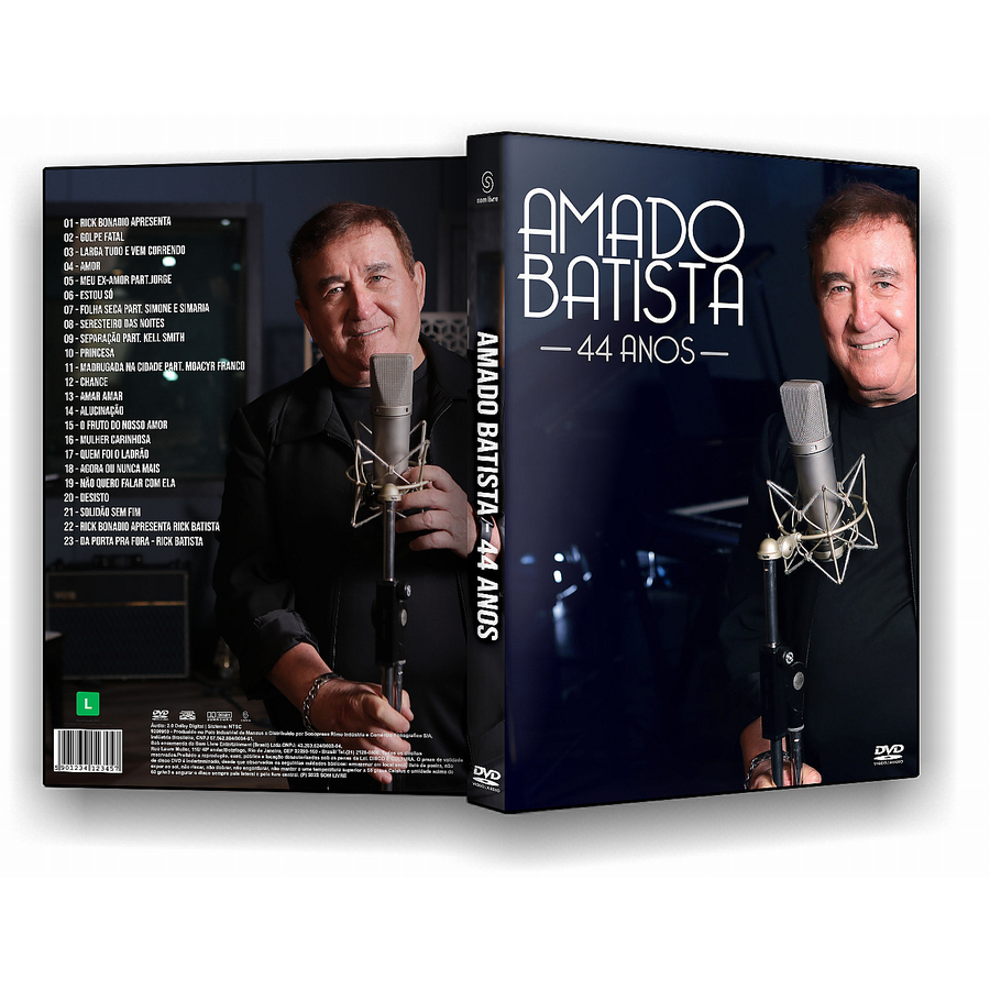 DVD AMADO BATISTA - 44 ANOS [FÃ MADE] | Shopee Brasil