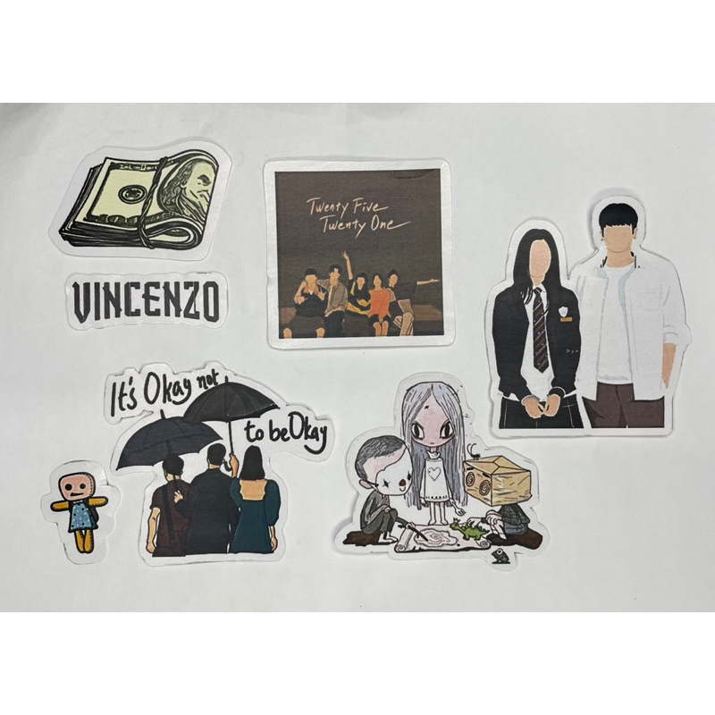 7 sticker (adesivo) doramas | Shopee Brasil