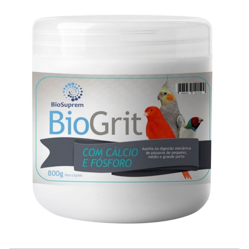 BioGrit Mineiral Biosuprem Para Aves 800 Gr | Shopee Brasil