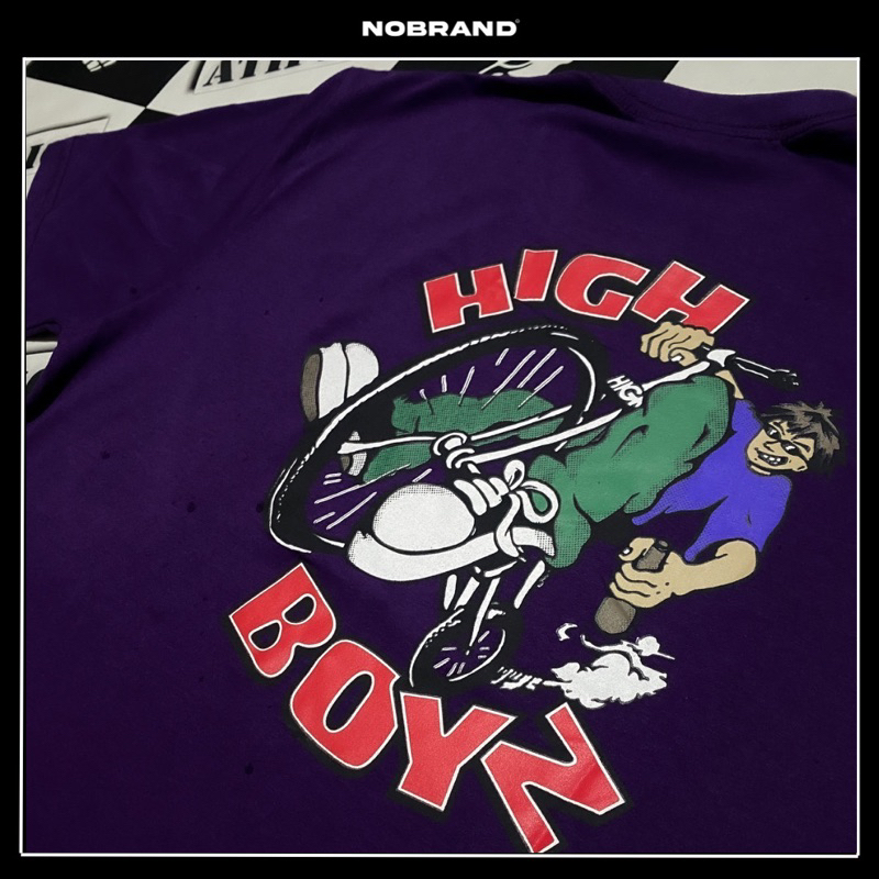 CAMISETA H*GH WHEELIE - ROXO | Shopee Brasil