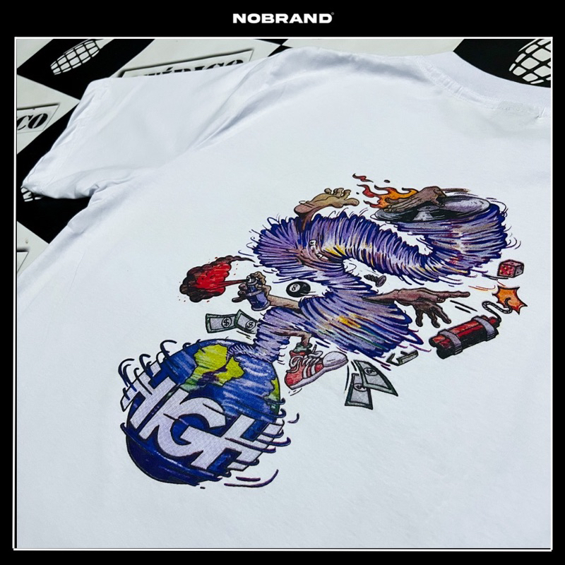 CAMISETA H*GH TORNADO - BRANCO | Shopee Brasil