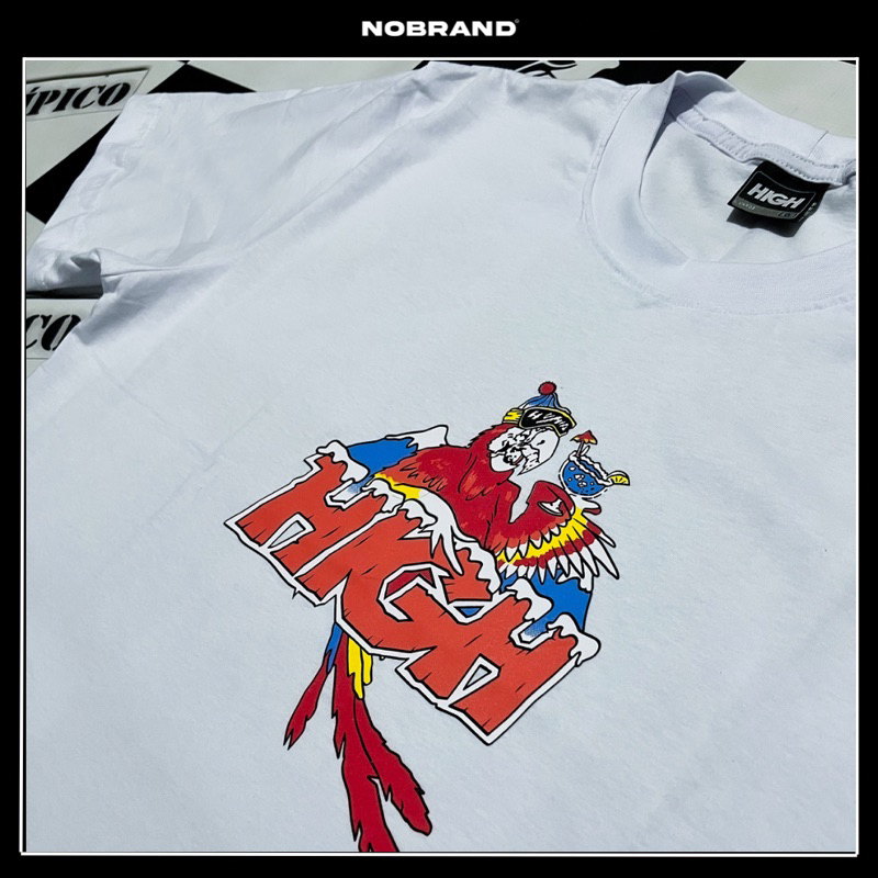 CAMISETA H*GH MACAW - BRANCO | Shopee Brasil