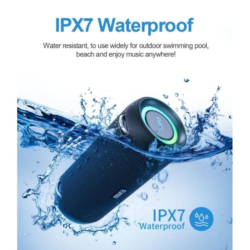 Caixa De Som Bluetooth Mifa A90 - 60w IPX8 RGB | Shopee Brasil