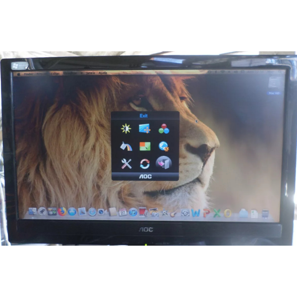 Monitor Lcd Aoc 1619swa 15.6 - Com Falante Embutido | Shopee Brasil