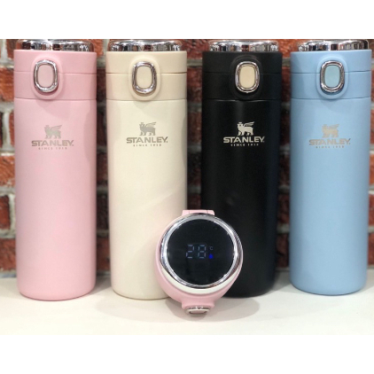 Garrafa termica Inteligente 420ML digital Led indicador temperatura quente e frio Envio24Hora ...