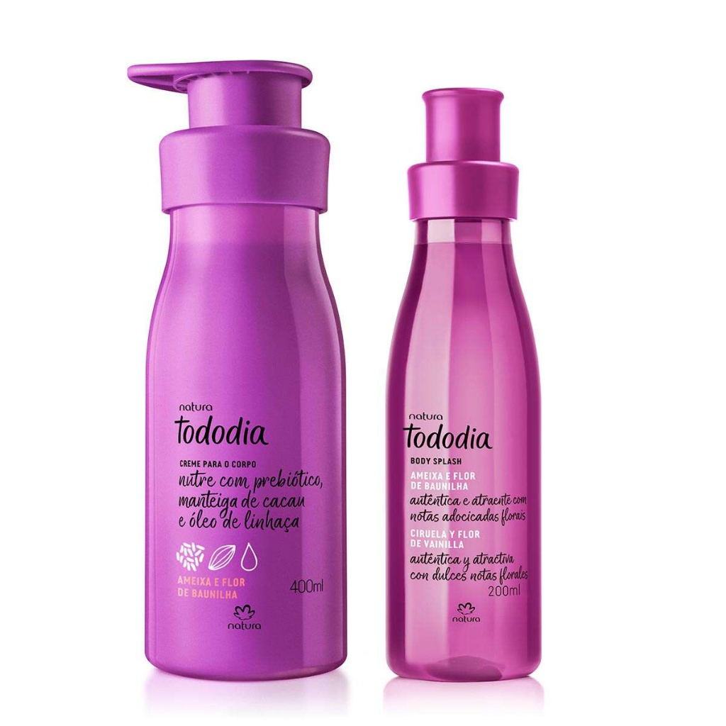 Conjunto Tododia Ameixa e Flor de Baunilha Natura: Body Splash 200ml ...