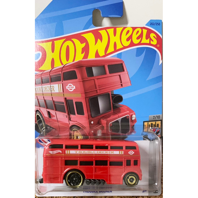 Hot Wheels Trouble Decker Metro 2023 ORIGINAL | Shopee Brasil