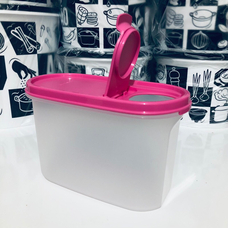 Tupperware Cozinha Modular Rosa Oval e Quadrado Armazenar | Shopee Brasil