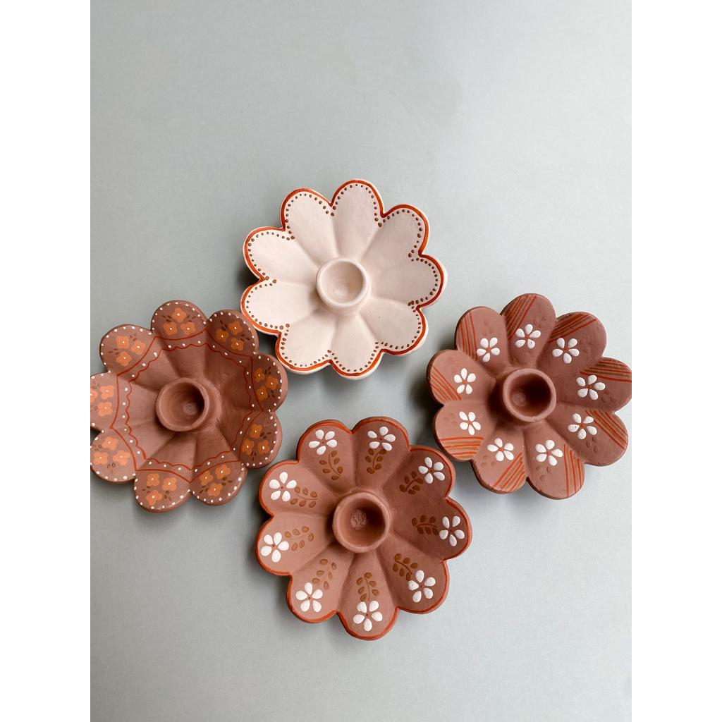 Porta velas de barro | Shopee Brasil