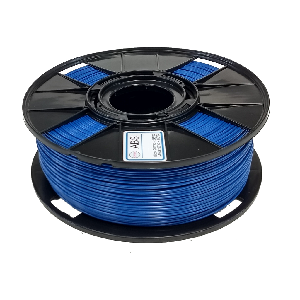 Filamento ABS premium Azul Impressora 3d 1,75mm 1.75 mm 1kg Matéria prima virgem de engenharia ...