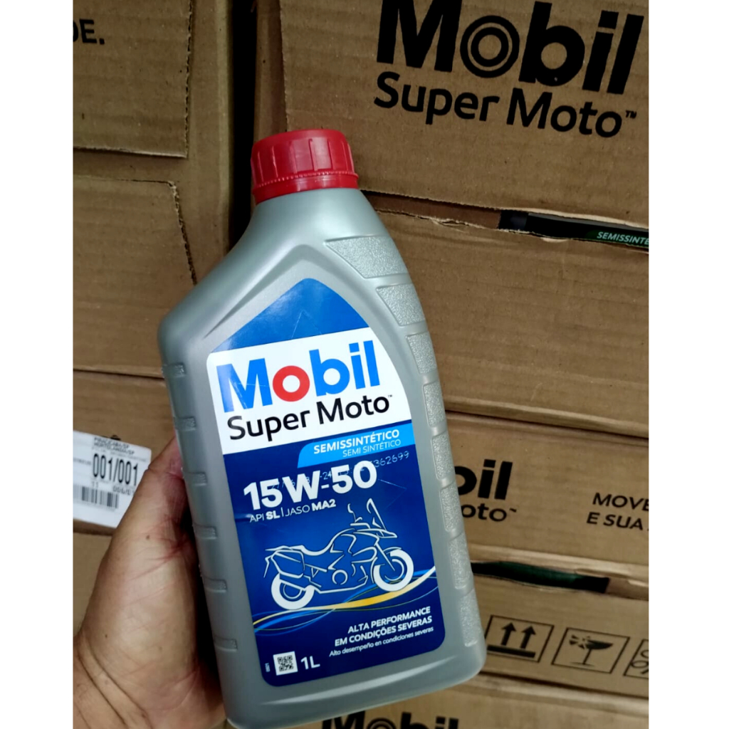 Oleo Mobil 15w50 litro Super Moto 4t Extreme Semissintetico Original ...