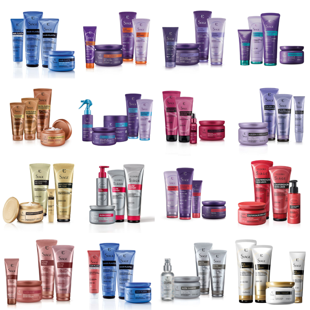 Kit Completo Siàge Eudora (Todos os Modelos) Pro Cronology Nutri rose ...