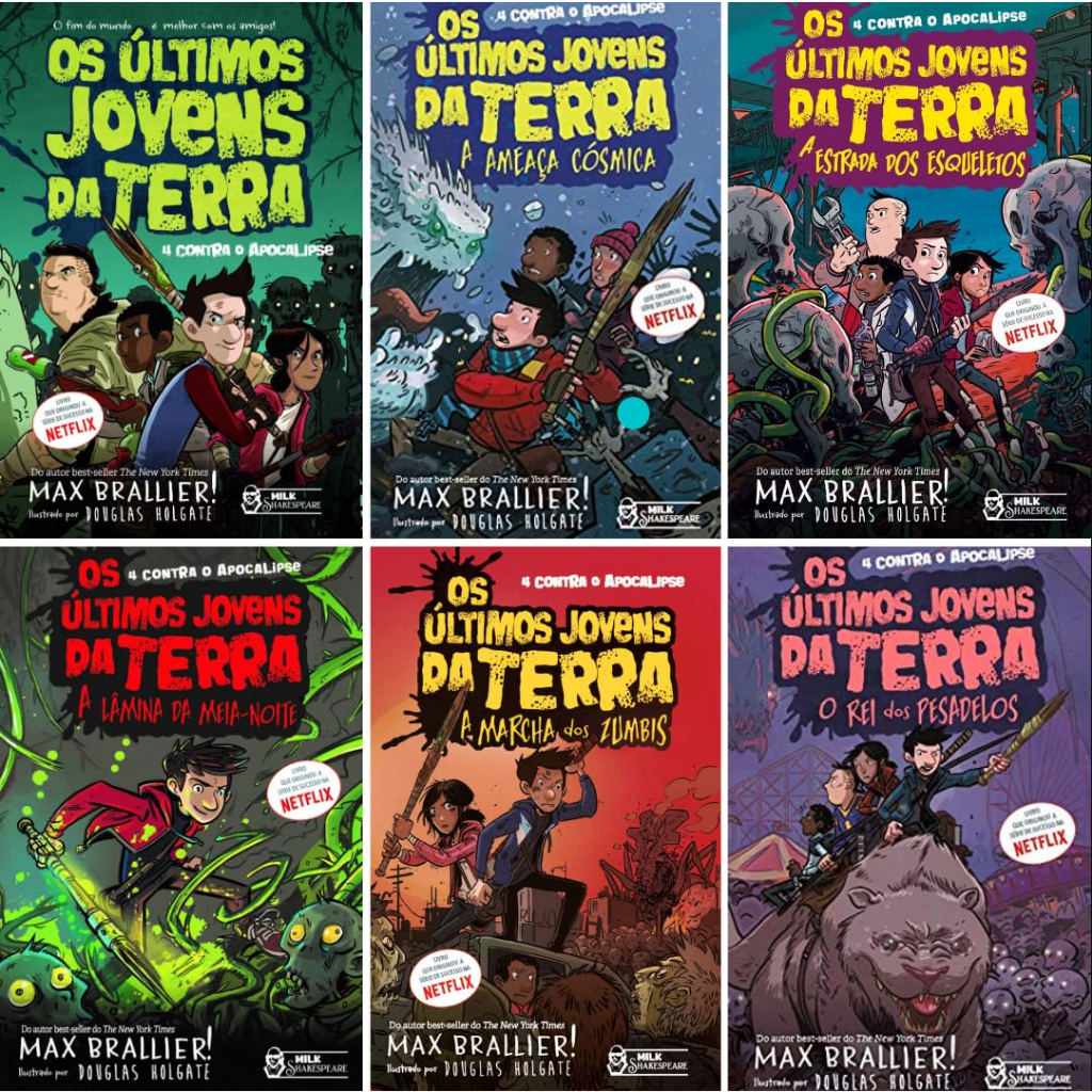 Os Últimos Jovens Da Terra Kit 6 Volumes - Parte 1 | Shopee Brasil
