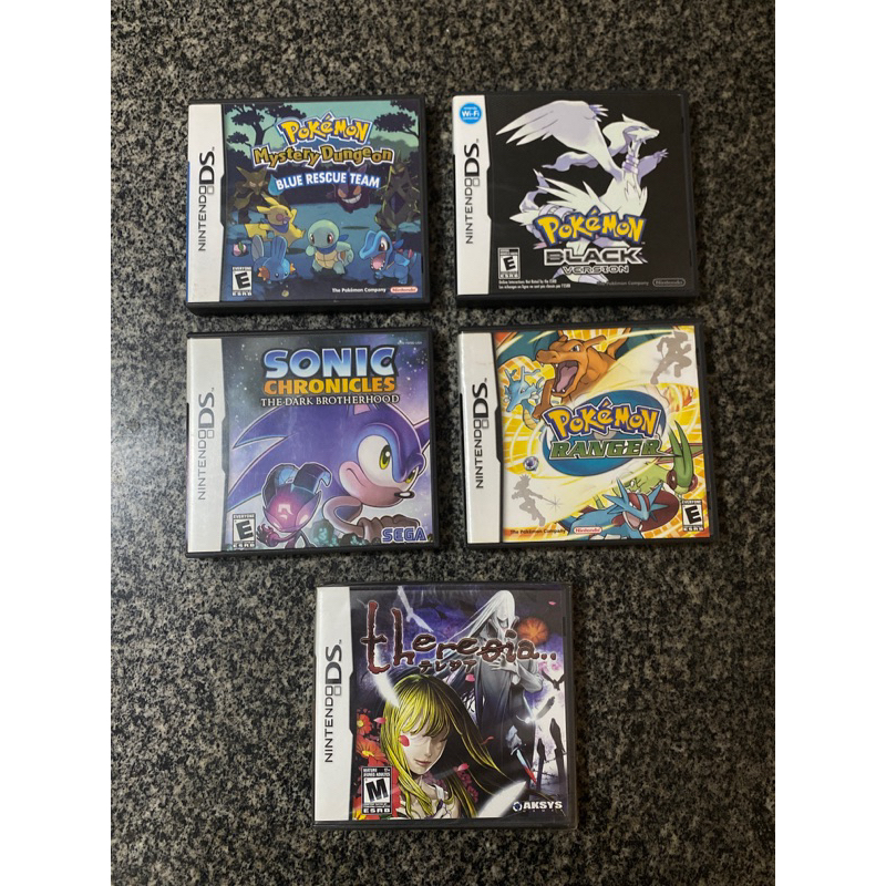 Jogos de Nintendo DS - (Pokemon Mystery Dungeon, Pokémon Black, Sonic Chronicles, Pokémon Ranger ...