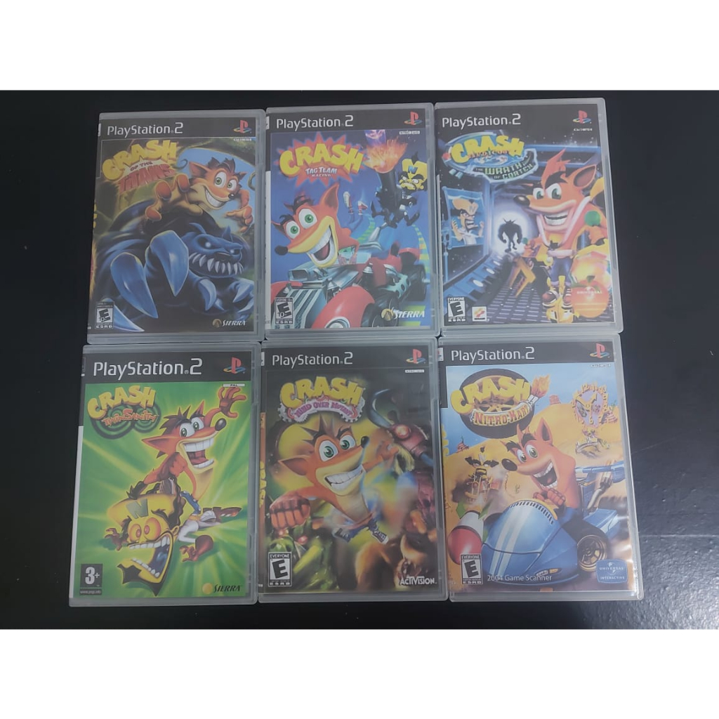 todos jogos de crash bandicoot para ps2 | Shopee Brasil