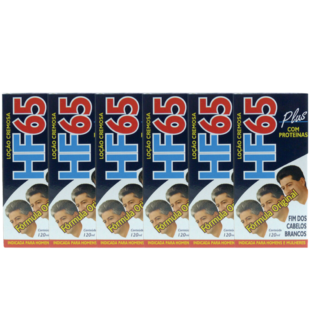 Kit 6x Loção Cremosa Hf65 Restauradora Plus 120ml Pepilon | Shopee Brasil