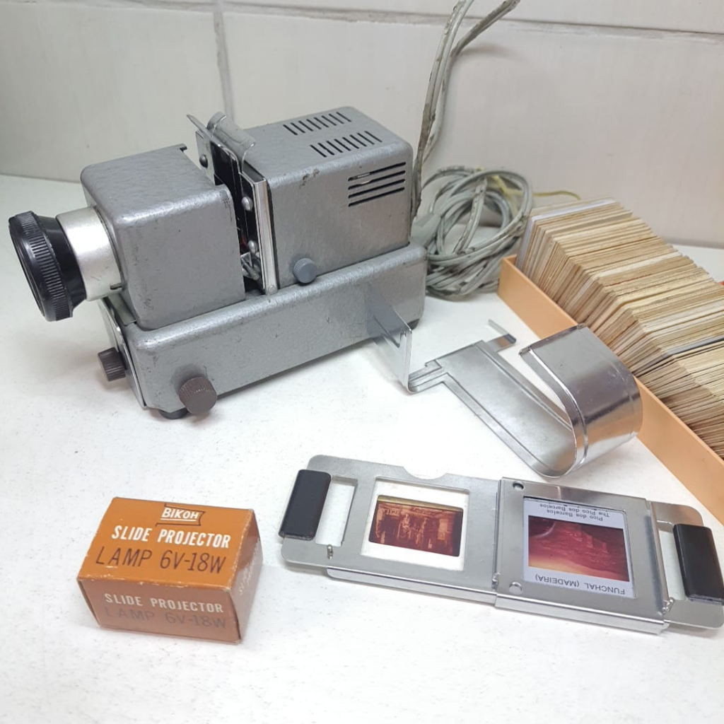 projetor de slides antigo funcionando | Shopee Brasil