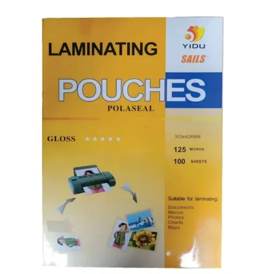 Plastico para plastificação A3 303x426mm Laminating Pouches Gloss YIDU ...