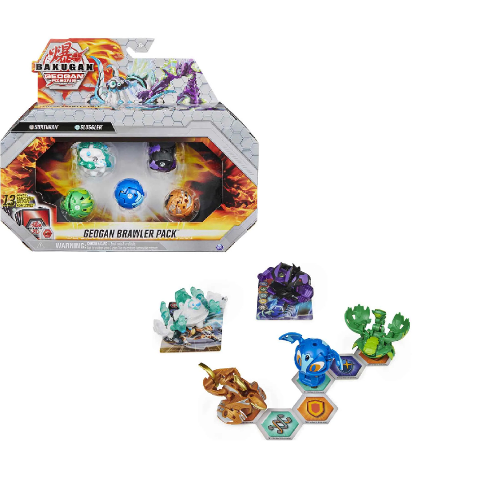 Bakugan Geogan - 5 Figuras - Surturan E Slugger 2087 - Sunny | Shopee ...