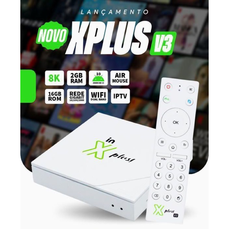 app box xplus v3 o mais querido do Brasil desbloqueado envio imediato ...
