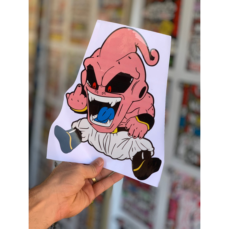 Adesivo Majin boo grande | Shopee Brasil