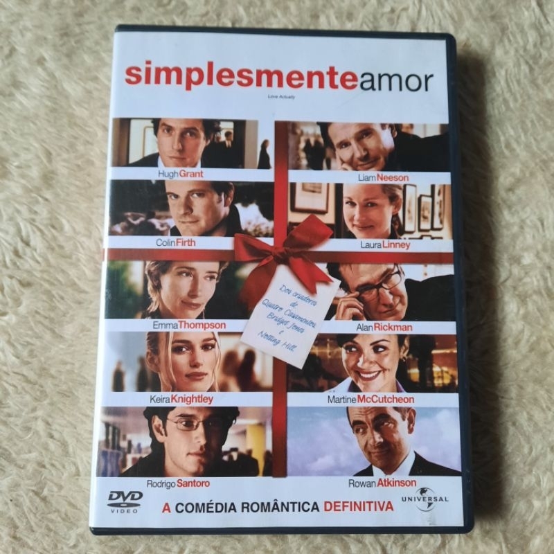Dvd Simplesmente Amor (2003, Keira Knightley, Hugh Grant) | Shopee Brasil