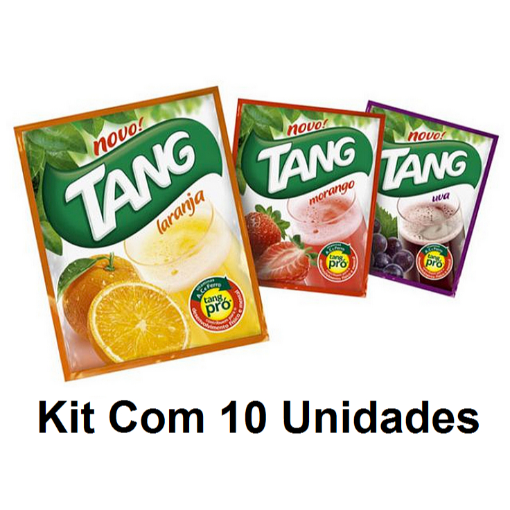 Suco Tang Em Pó Caixa Com 10 Unidades | Shopee Brasil