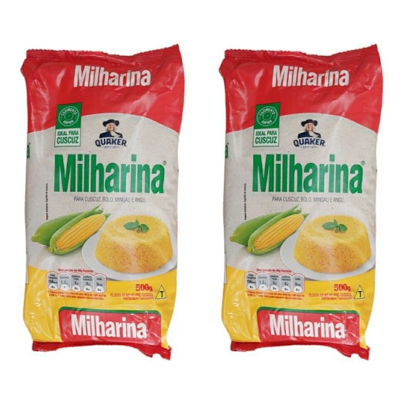 Milharina Quaker Kit Com 2 Unidades de 500g | Shopee Brasil