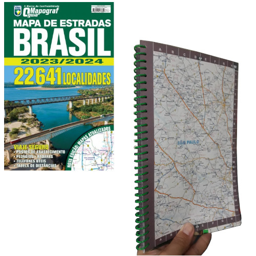 Guia Rodovias Brasil 2023 / 2024 Mapas Rodoviários Todos Estados ...