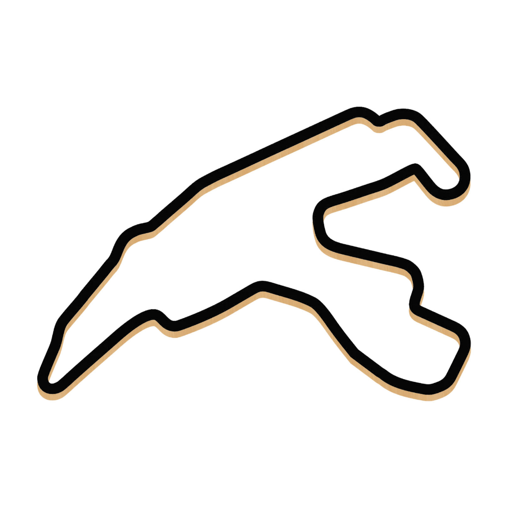 Quadro Pista Spa-Francorchamps Carro Decoração Parede Track JDM Formula ...