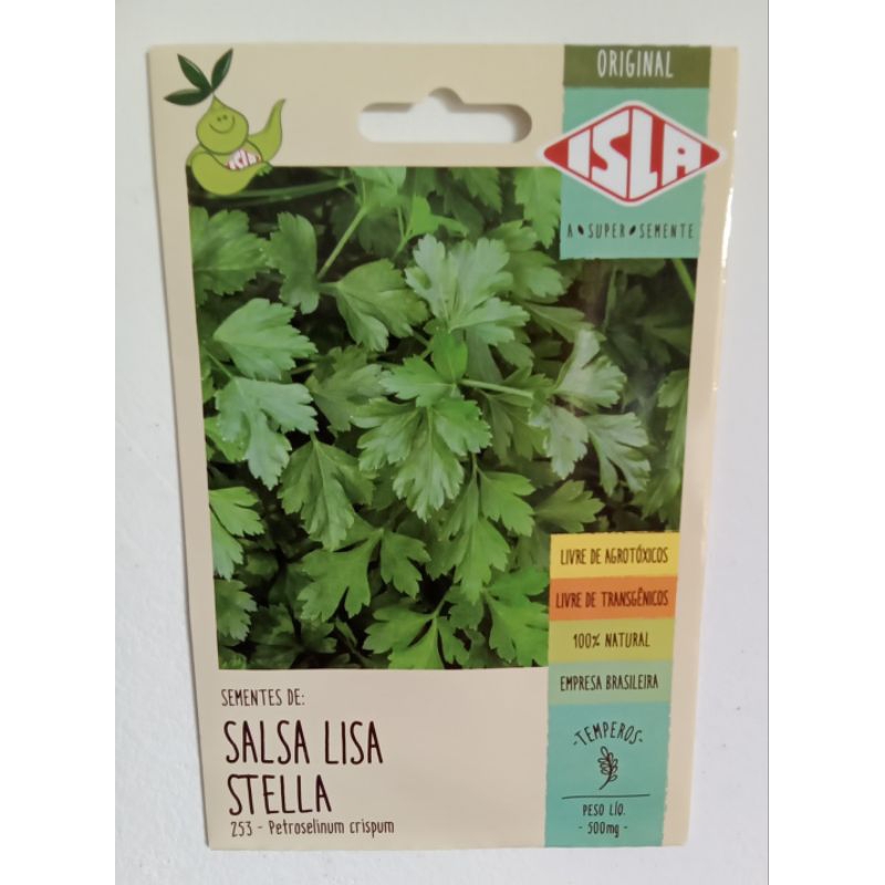Sementes de SALSA Lisa Stella. | Shopee Brasil