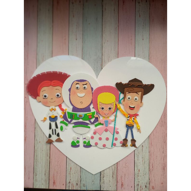 Personagens do Filme Toy Story em Eva Liso Buzz Woody Jessie Betty para ...