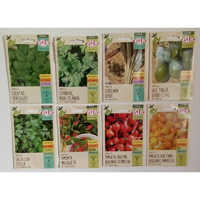 Sementes variadas de Hortaliças. | Shopee Brasil