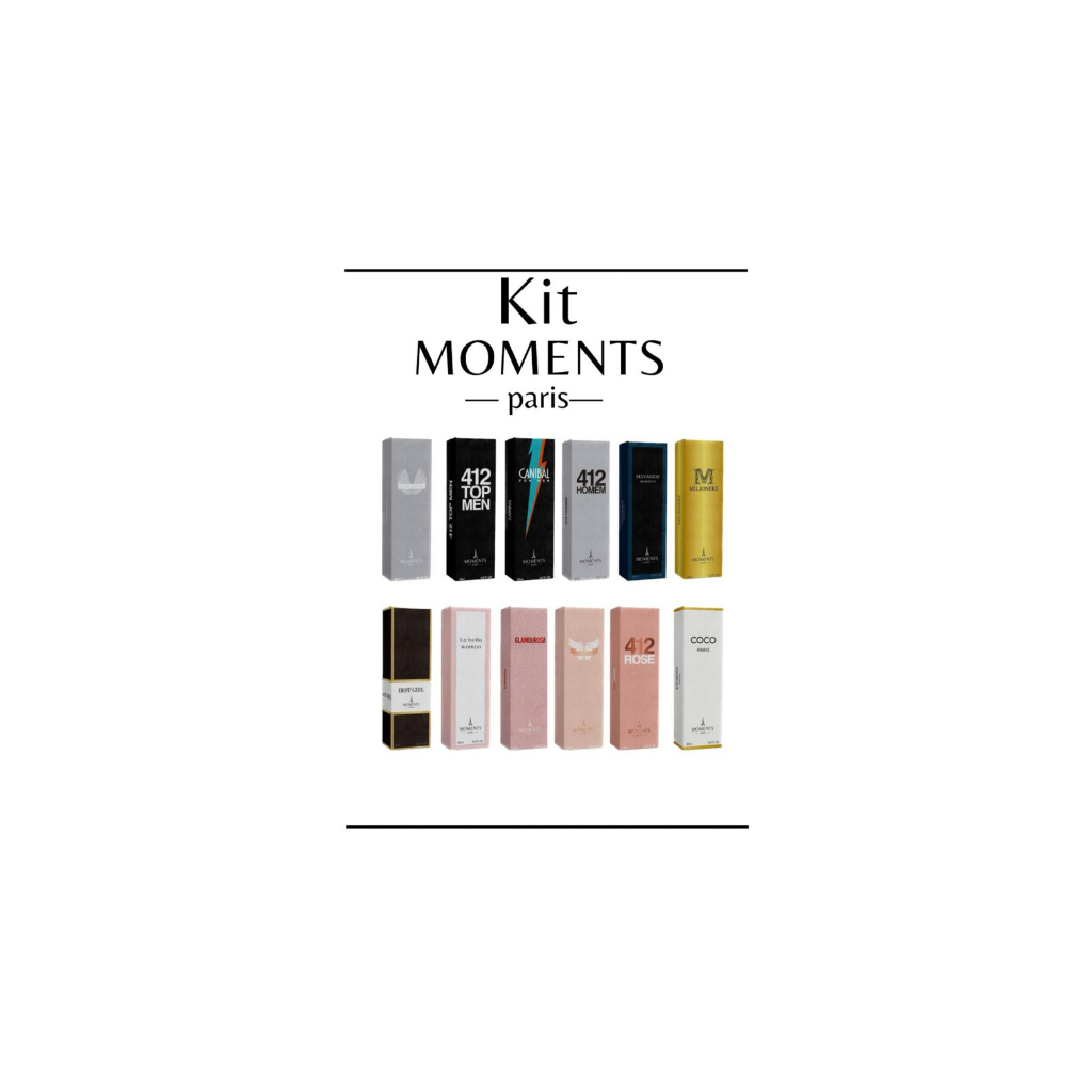kit 50 Perfumes Moments Paris 15 ml | Shopee Brasil