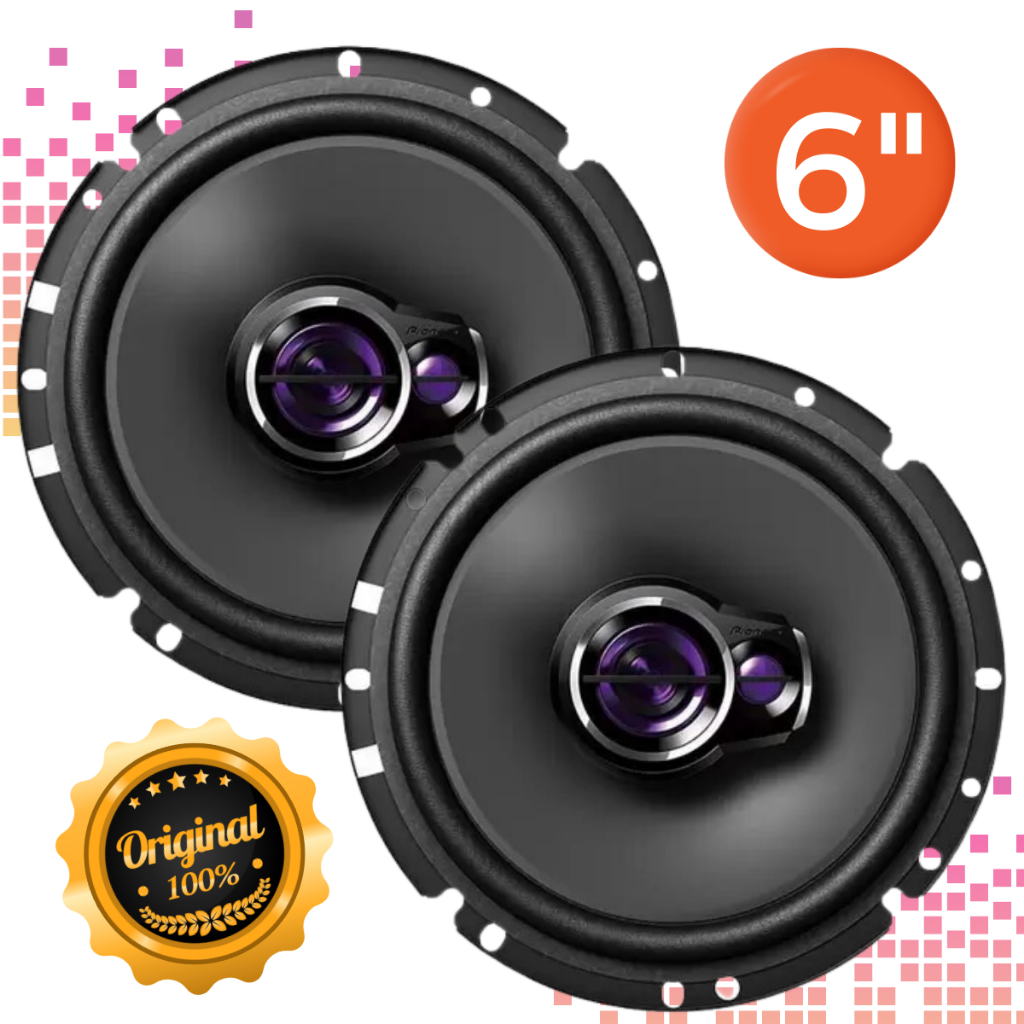 Par Alto Falante 6 polegadas Triaxial 200W RMS | Shopee Brasil