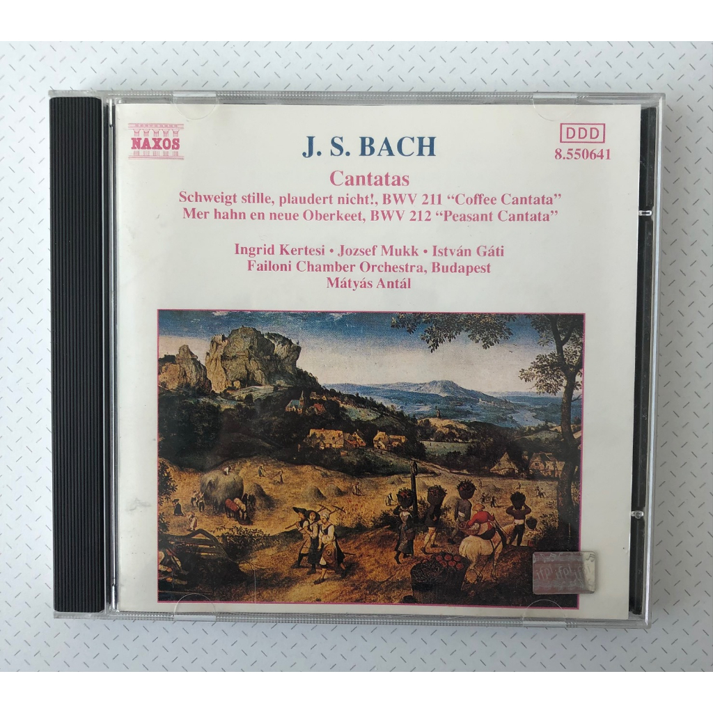 Cd - Bach - Cantatas - Naxos | Shopee Brasil