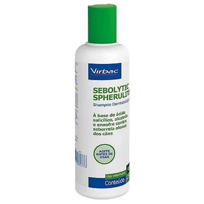 Sebolytic Spherulites Shampoo 250ml Controle da Oleosidade Virbac ...