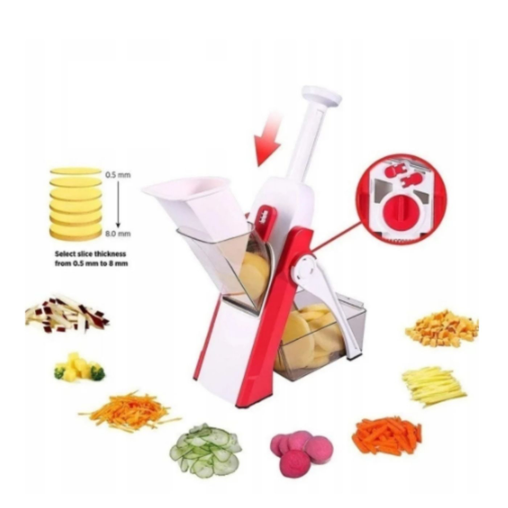 Cortador, Fatiador, Ralador de Legumes e Alimentos Com Ajuste de ...