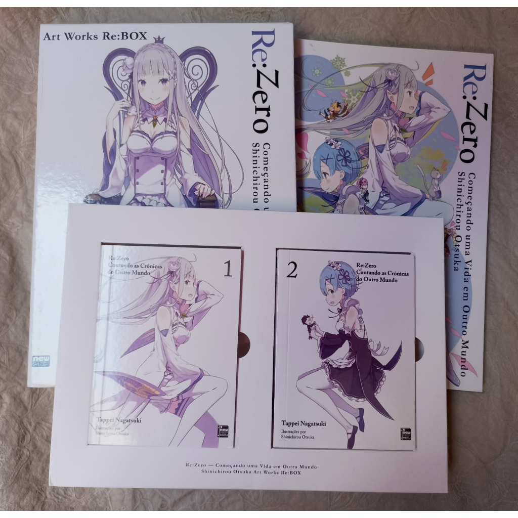 PROMOÇÃO Re: Zero Art Works | Re:BOX Artbook | Shopee Brasil