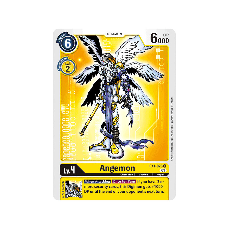 Digimon CCG Angemon - Common EX1 - Escorrega o Preço