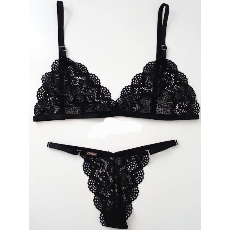 conjunto de renda Thays | Shopee Brasil