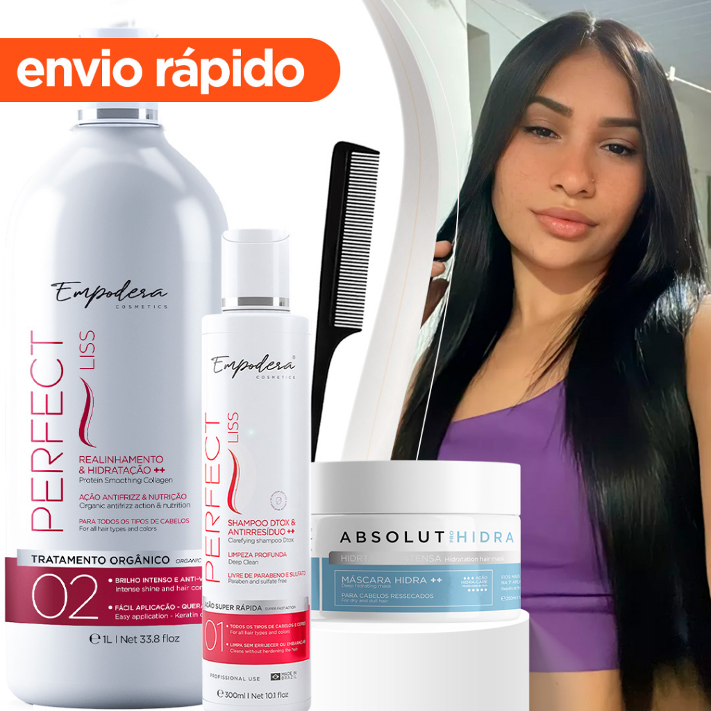 Progressiva Sem Formol Empodera - Alisamento Orgânico Perfect Pro ...