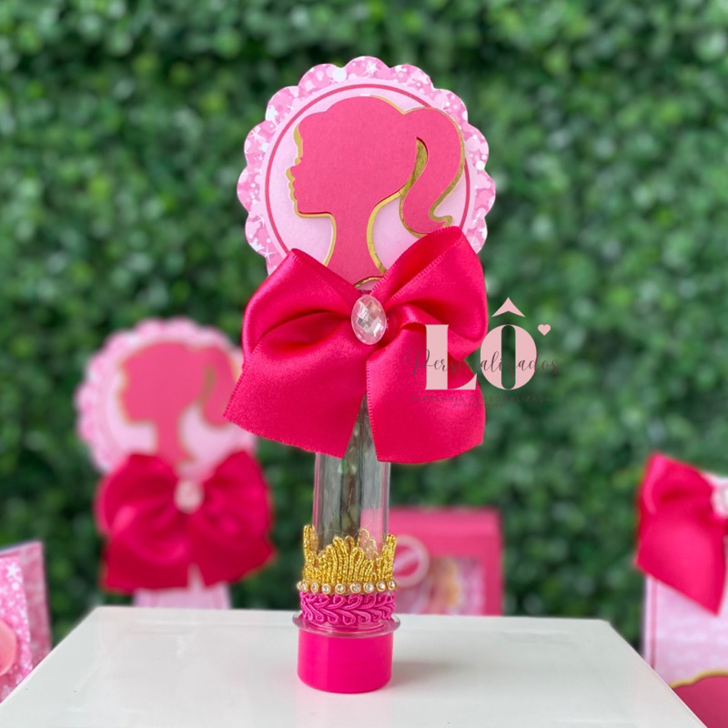 Tubete Personalizados Barbie 10und | Shopee Brasil