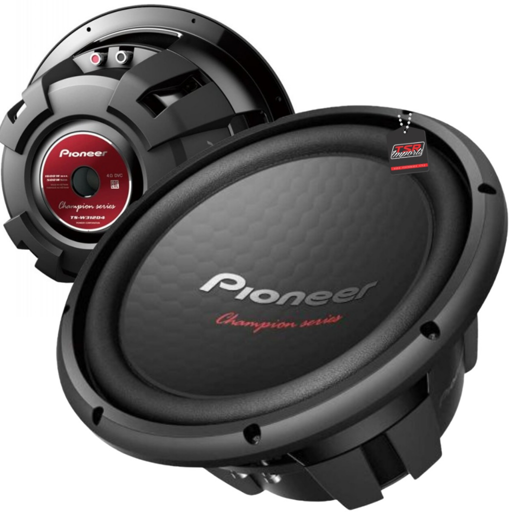 Subwoofer Pioneer 12 Polegadas Ts-w312d4 1600w Bobina 4+4 Oh | Shopee Brasil