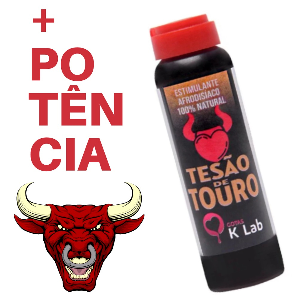 Tesão de Touro Afrodisíaco Natural 10ml Energético Sexual | Shopee Brasil
