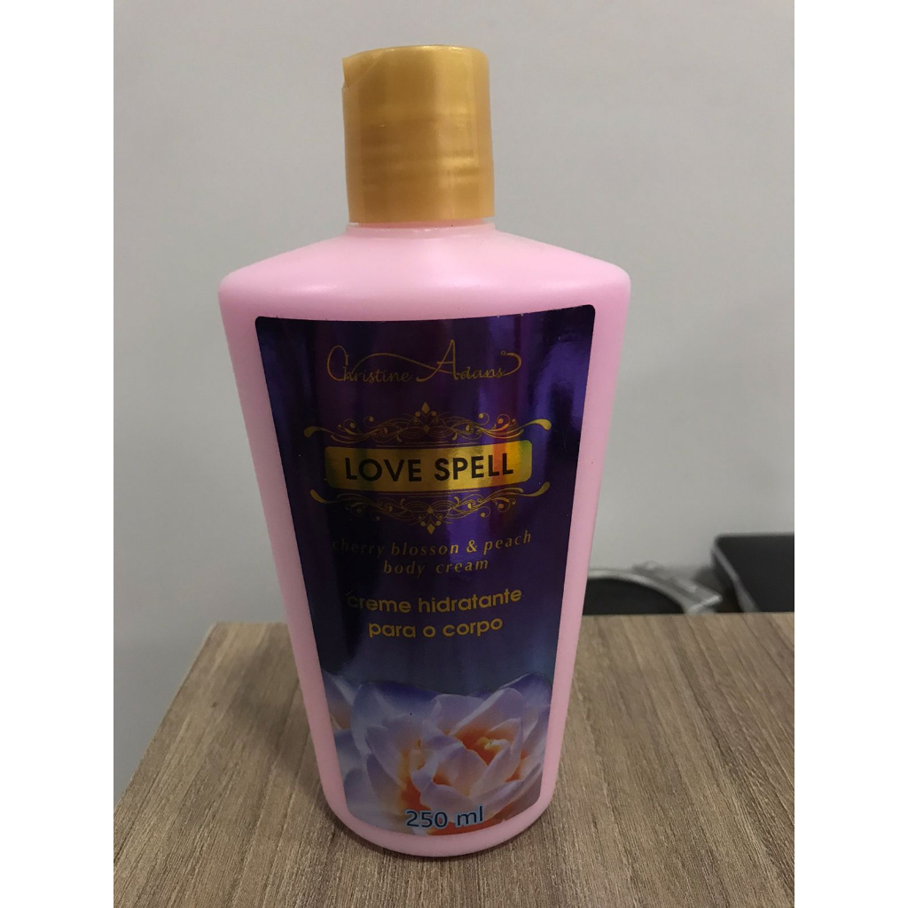 Creme Hidratante Corporal Love Spell 250ml - Christine Adans - Val.04/ ...
