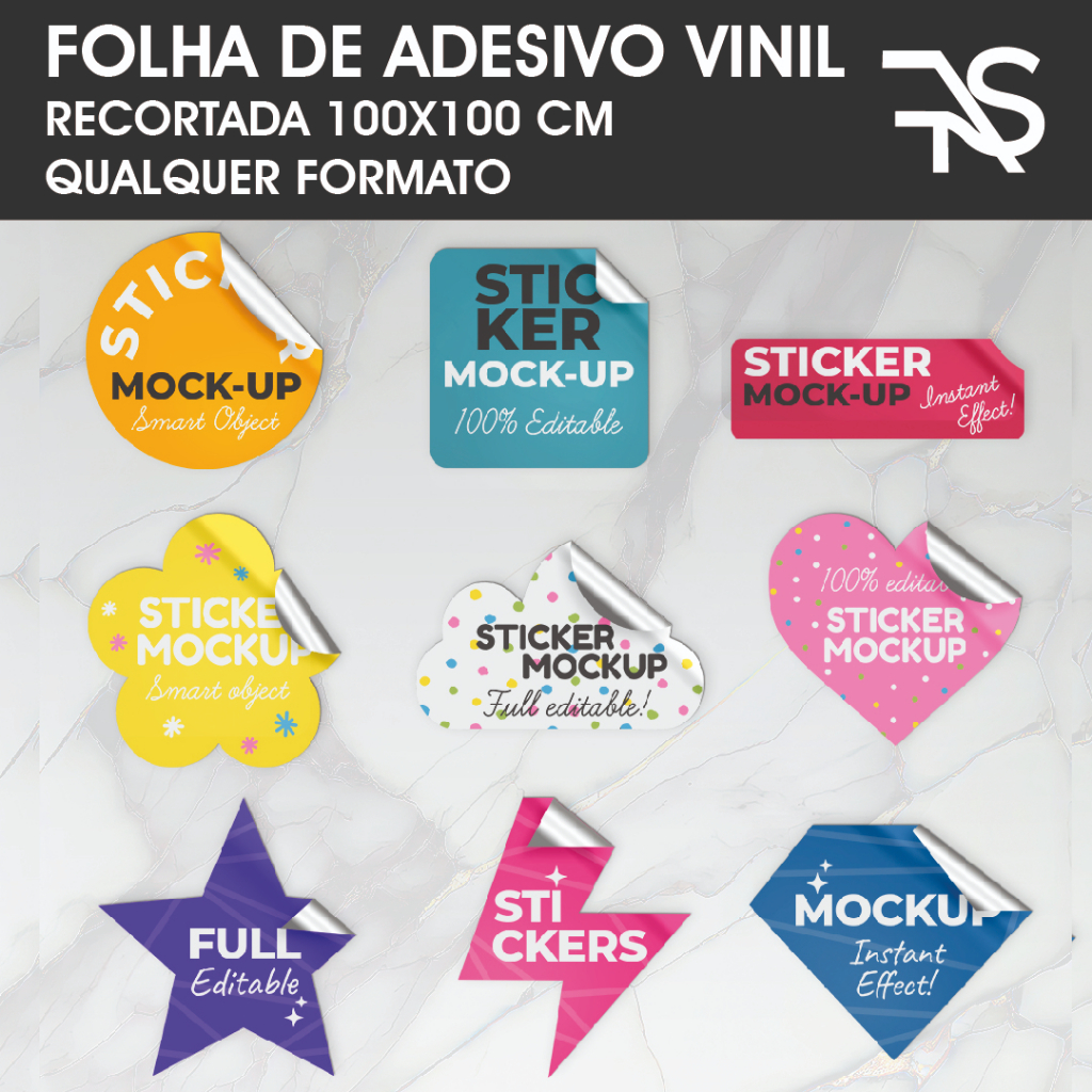 Adesivo Vinil Fosco Brilho Transparente Cartela com recorte 1mx1m - RECORTADA | Shopee Brasil